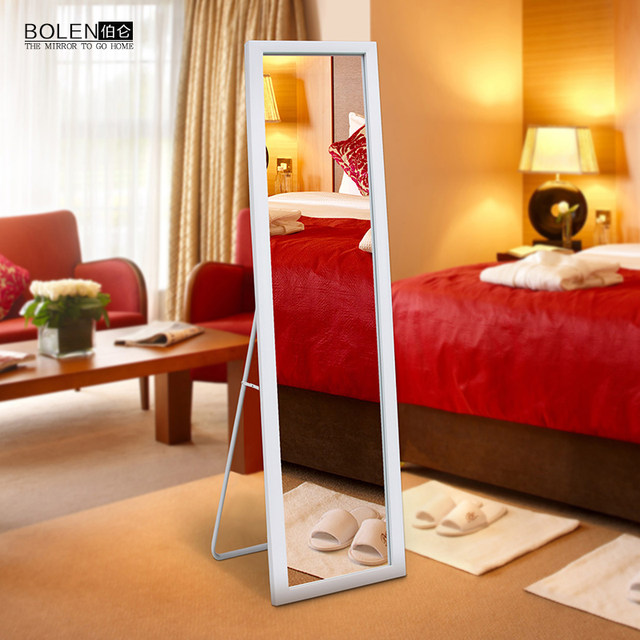 BOLEN simple full-length mirror, full-length mirror, mobile fitting ...