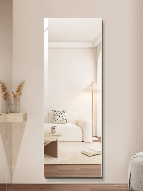BOLEN frameless full-length mirror, wall-mounted full-length mirror ...