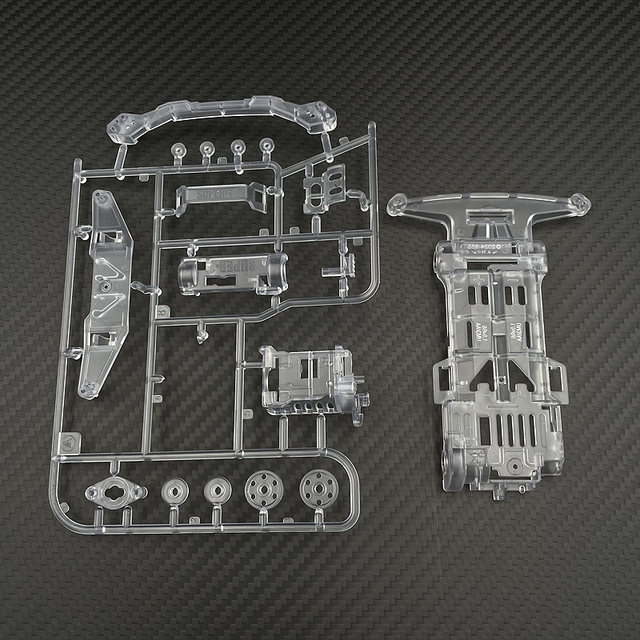 Jiepin four-wheel drive racing car transparent S1 chassis transparent ...