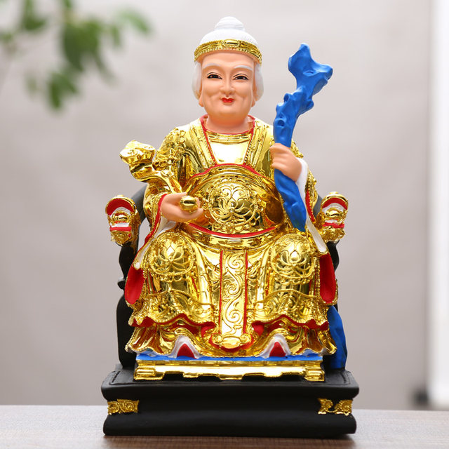 12-inch Earth Goddess God Statue Shegong Fude Zhengshen Home Feng Shui ...