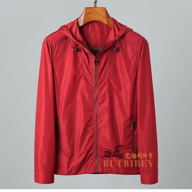 Fashionable men's single-layer jacket, anti-wrinkle, casual, waterproof ...