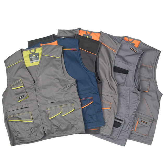 Mountain vest, American retro multi-pocket work vest, daily casual ...