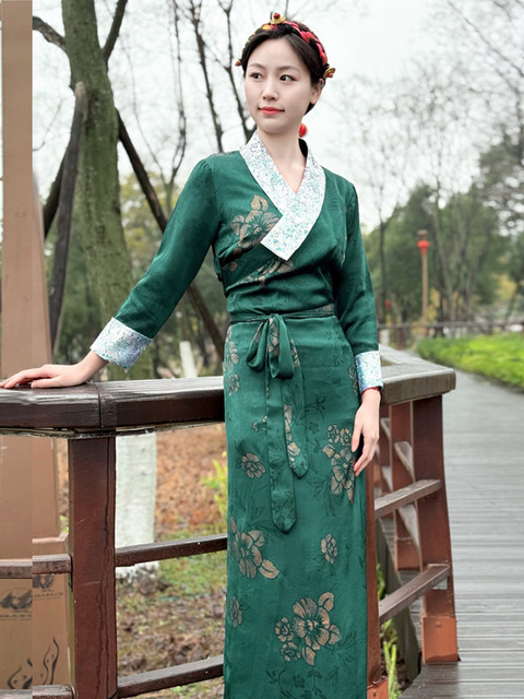 Fiber-spring and summer Tibetan clothing for women Tibetan clothing ...