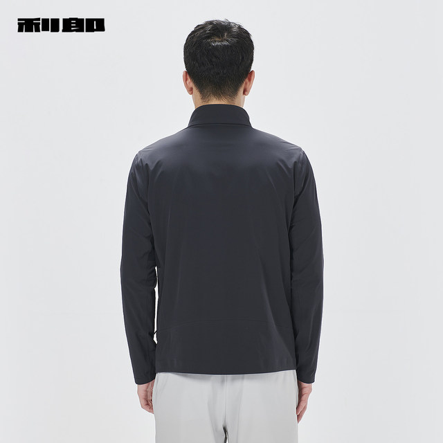 Lilanz official windbreaker men's 2024 spring stand collar men's jacket ...