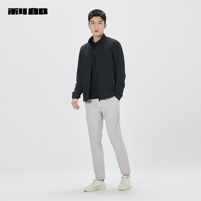 Lilanz official jacket men's stand collar 2024 spring business jacket ...