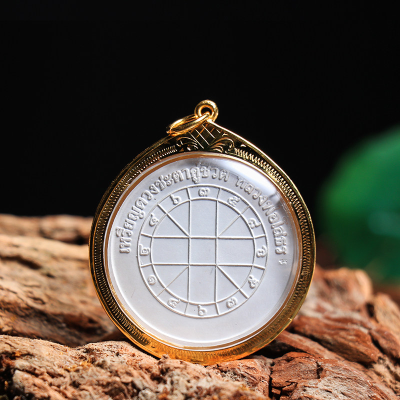 Thailand amulets 2547 older lotus Lotus So Tong Buddha pure silver ...