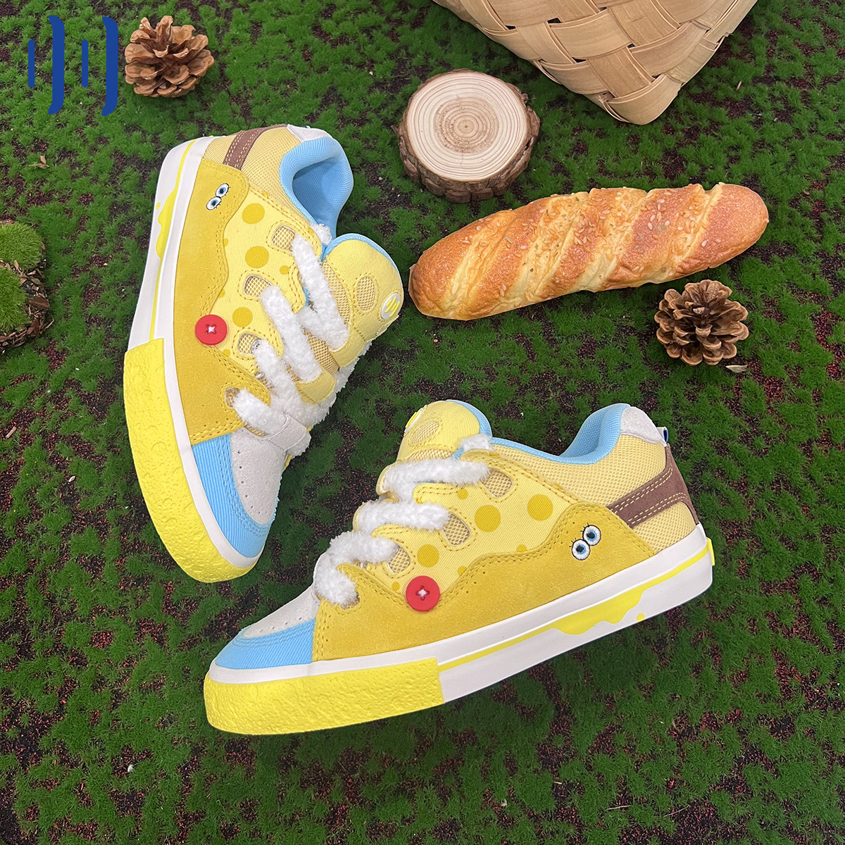Stubborn ollieskate bread shoes sea salt cheese color matching BAKE ...
