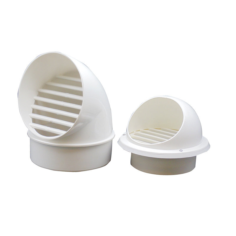 160mm/200mm Ventilation Cap - Breathable Wall Vent Cover - PVC Pipe ...