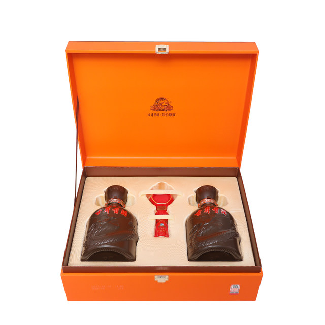 Gujing tribute wine vintage puree gift version gift box 55 degrees ...