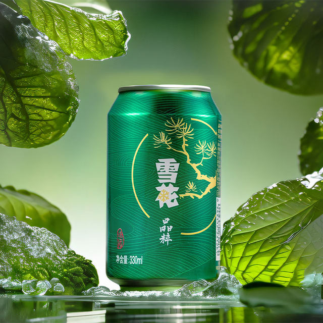 Snow Beer Crystal 8% 330ML*24 listens to fresh lager beer whole box