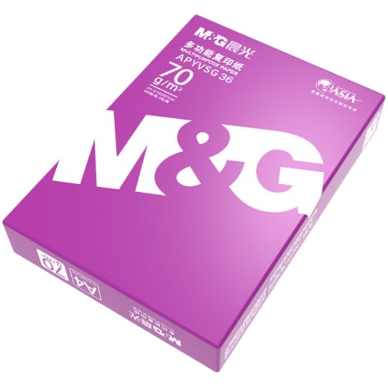 Papel para Copias M&G A4 - 70gsm - Paquete de 500 Hojas