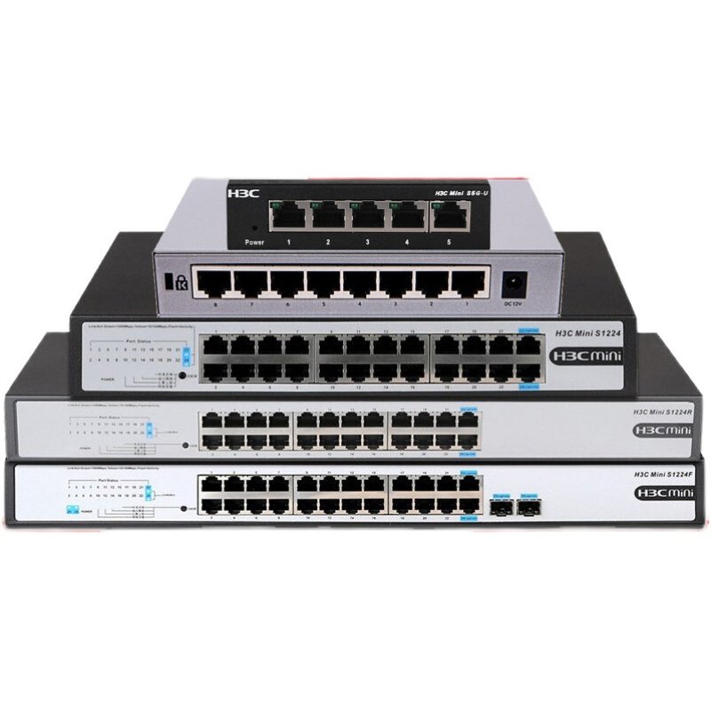 H3c S1224 Gigabit PoE Switch 24 Port Network Monitoring