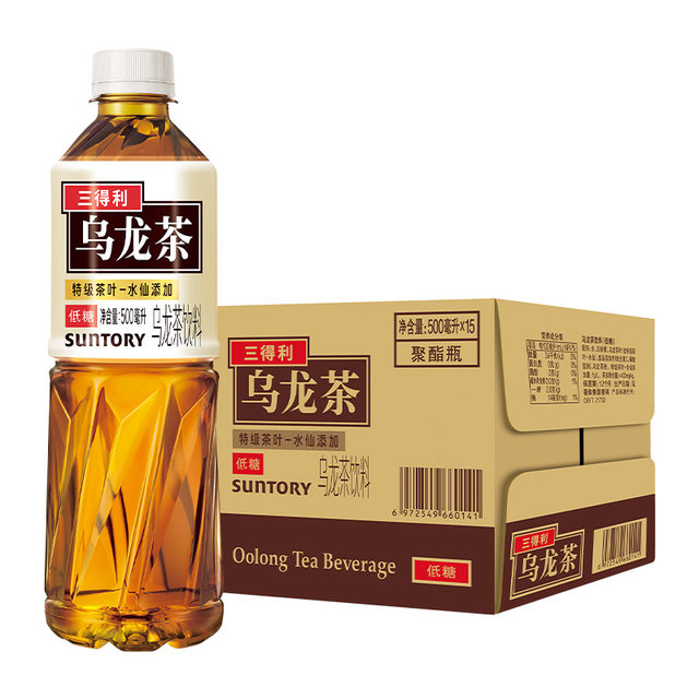 SUNTORY/ Suntory oolong tea beverage low-sugar beverage whole box 500ml ...