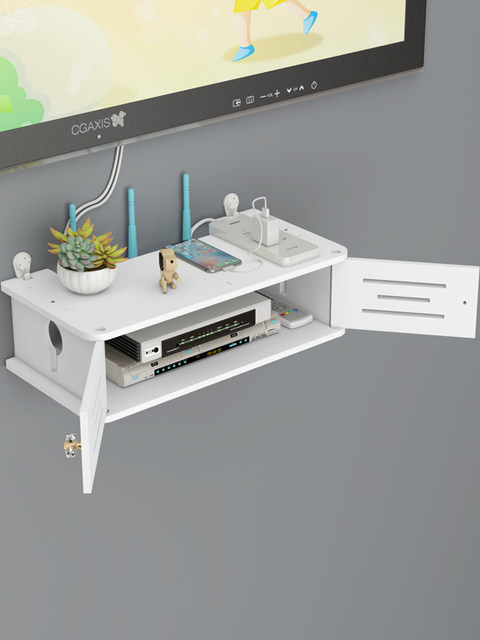 Pole -free wireless WiFi Putting Router Set the Shelf Living Room ...