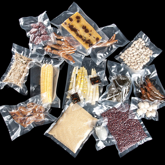 Mesh texture bag vacuum food compression plastic sealing fresh-keeping ...