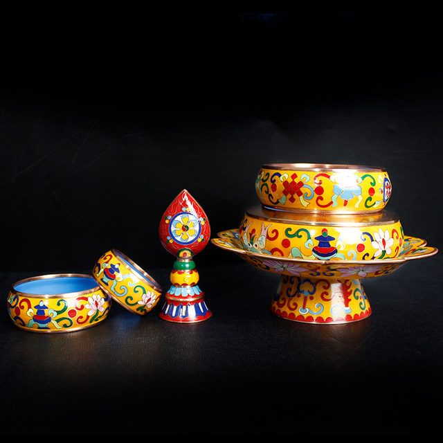 Jingtai Blue Model Bronze Panpan Tibetan Tibetan Repair Manzan ...