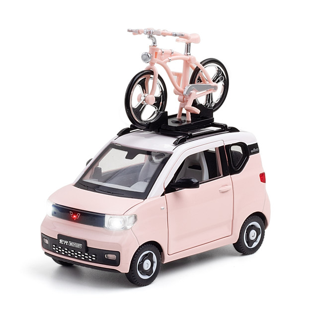 Wuling Hongguang mini car model Macaron car model car alloy simulation ...