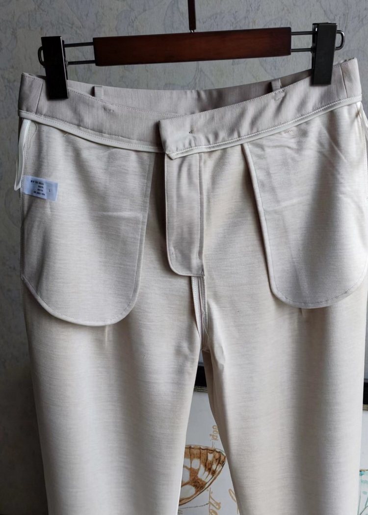 High-quality customized fabric inner layer mulberry silk 9-point pants with small legs ...