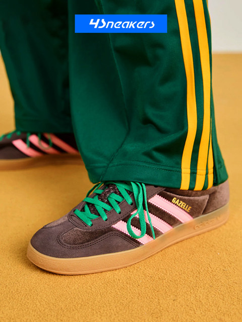 ADIDAS clover GAZELLE INDOOR suede moral training retro T-toe splicing ...