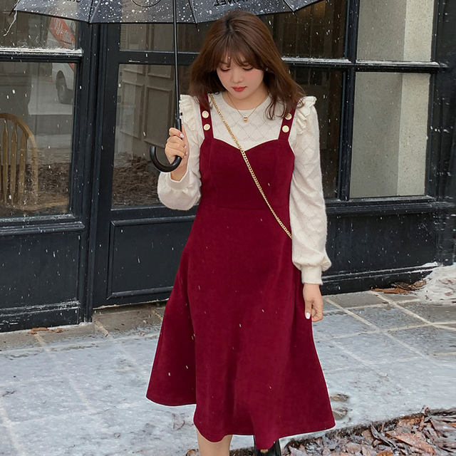 Atmosphere dress 2024 winter new style 220Jin [Jin equals 0.5 kg] fat ...