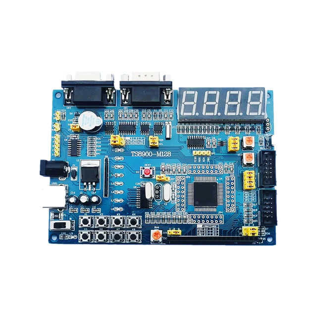 ATMEGA128 development board/AVR development board/send AVR-USB emulator/DA conversion ...
