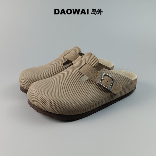 Daowai outside the island, Bolken Shoes, half -baked, cork, puffed cork ...