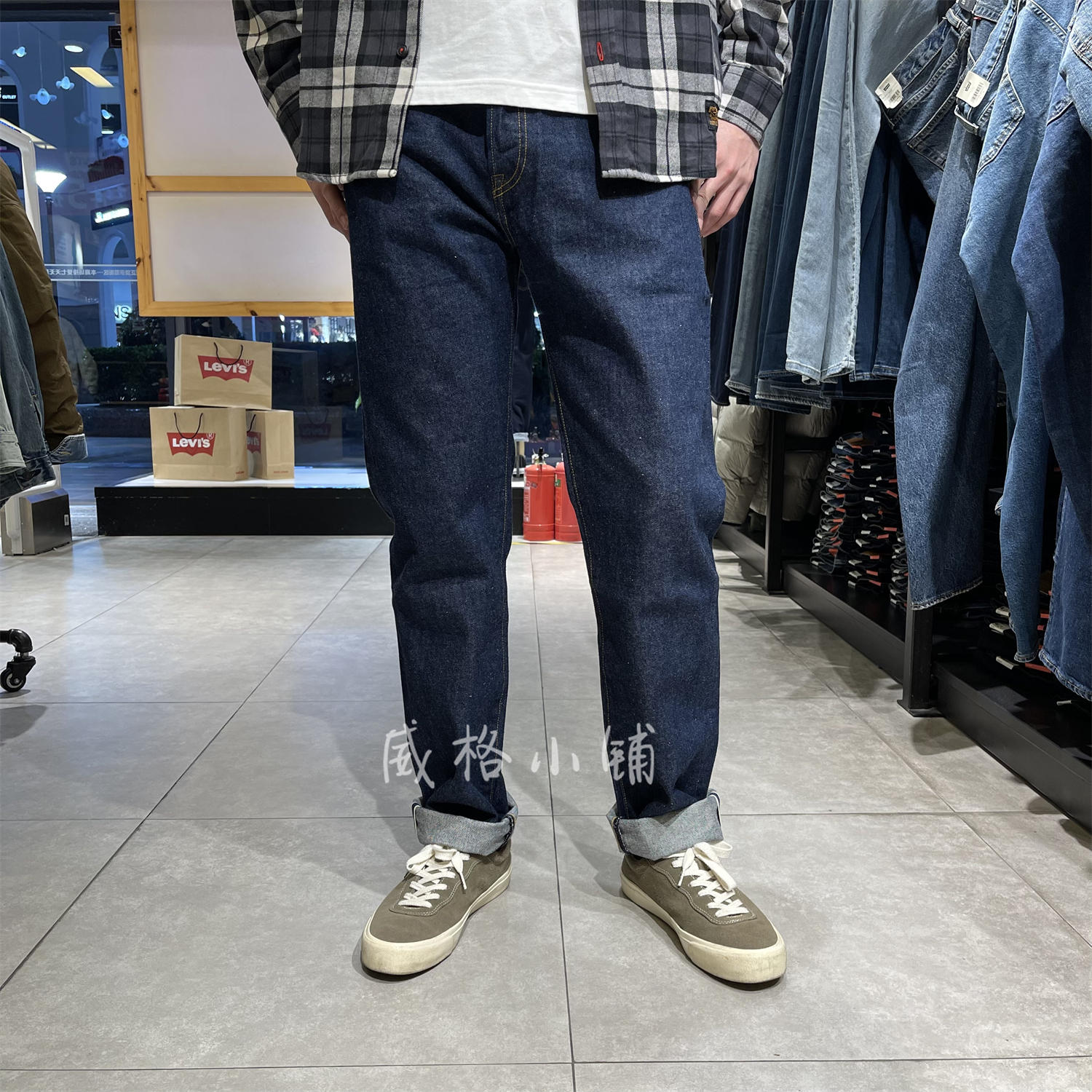 Levis李维斯 日本制造MIJ赤耳501直筒原色牛仔裤 A5875-0000-淘宝网