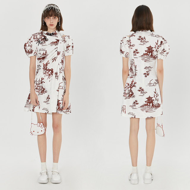 XUNRUO Xunruo designer brand star's same style Hello Kitty co-branded ...