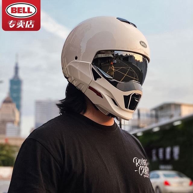 American BELL retro helmet BROOZER warrior motorcycle full helmet ...