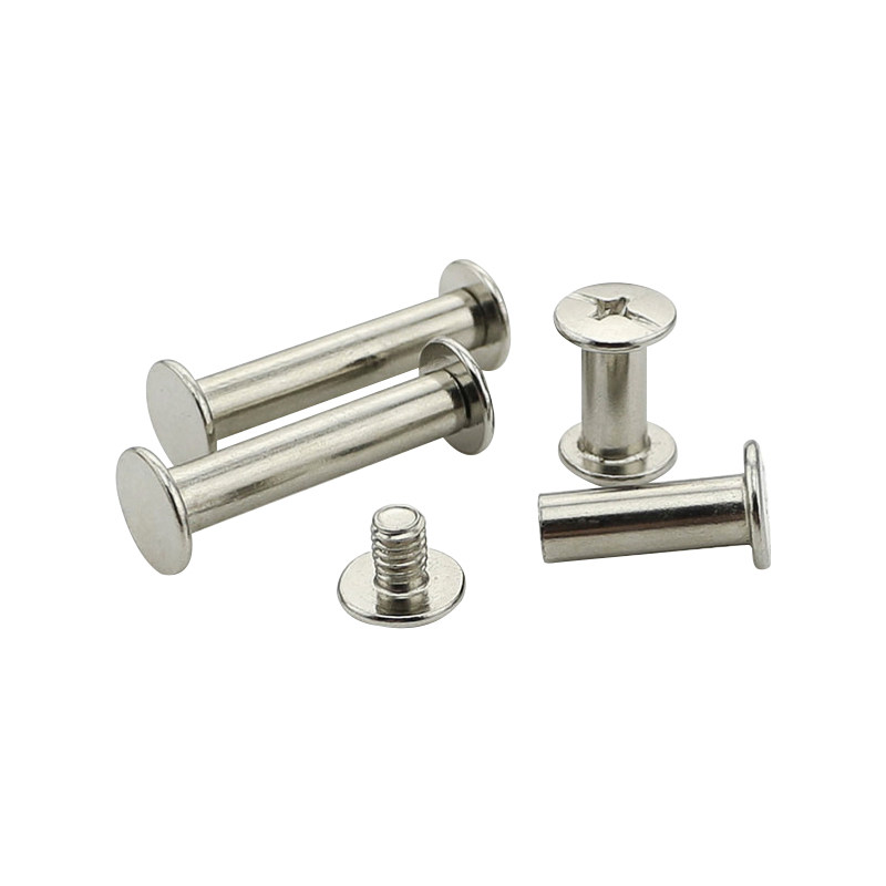 Nickel-Plated Ledger Screws - Mother-in-Law Rivets for Photo Albums ...