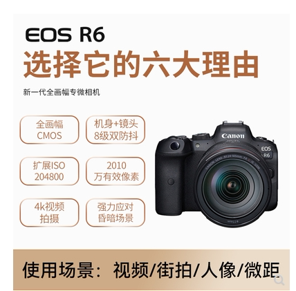 Canon EOS R6 second generation MarkII full-frame professional ...
