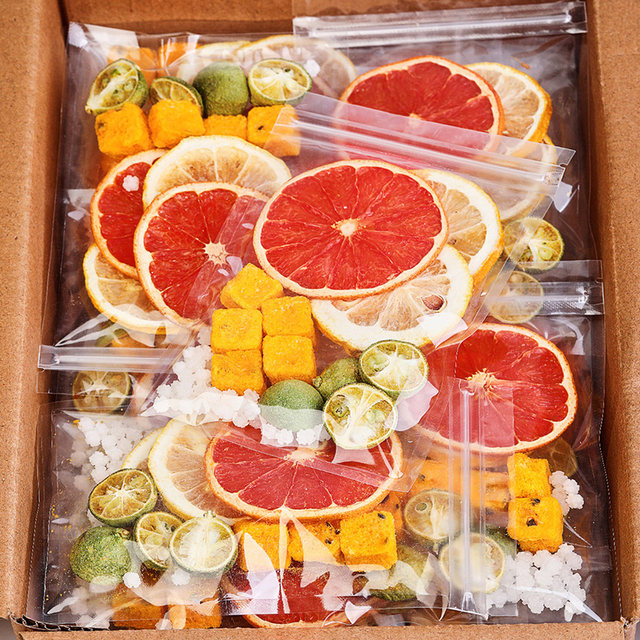 Fruit tea cold brew tea scented tea tea female memory Jiangnan kumquat lemon slice summer ...