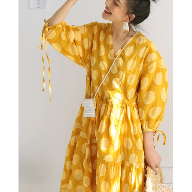 Tan Yanmi dress women's summer cover belly slimming pregnant women ...