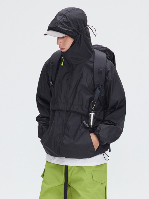 Minimalist air function UPF50+UV -proof clothing summer couple street ...