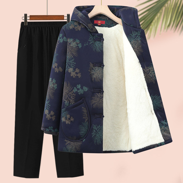 Elderly, Winter Grandma Grandma Cotton Jacket 70 -year -old 80 Old Lady ...