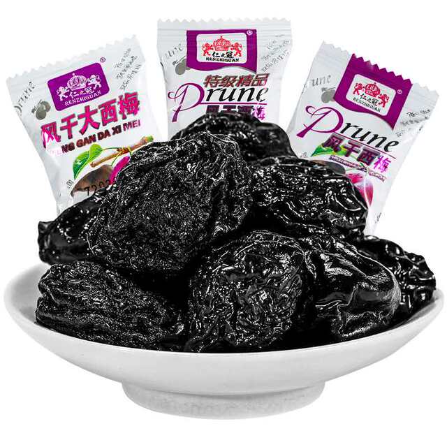 Renzhiguan air-dried prunes 500g bulk weighed prune preserves snacks snacks