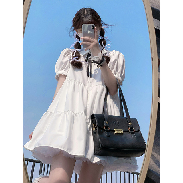 Tokyo Shikiji jk original sweet little white dress early spring ...