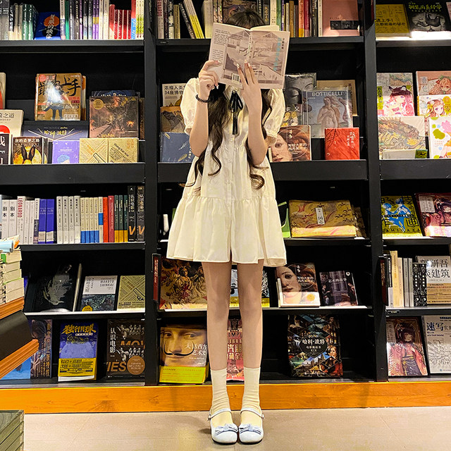 Tokyo Shikiji jk original sweet little white dress early spring ...