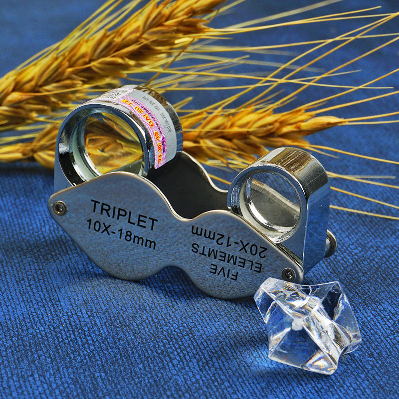 High-Quality Magnifying Glass - 10x, 20x for Jewelry Identification and ...