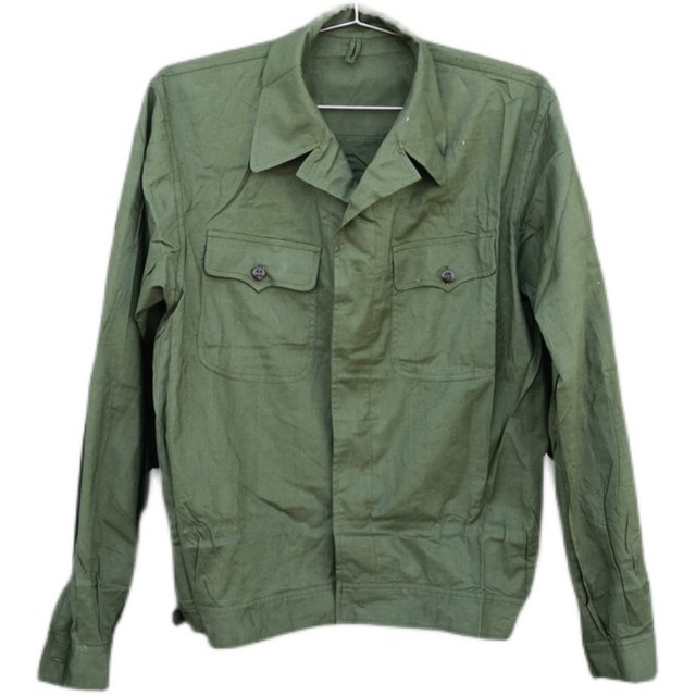 New inventory of cotton work clothes single top army green work clothes ...