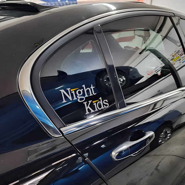 NightKids car sticker initial D sticker Wangan modified fleet sticker ...