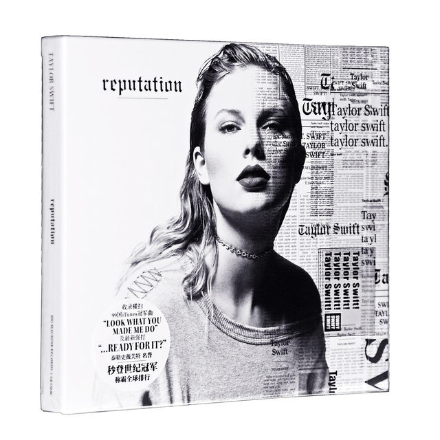 Genuine Taylor Swift Reputation CD Poster for Taylor Swift Reputation Album