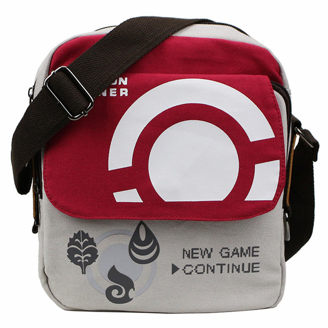 Pokémon Messenger Bag Men's Student Canvas Switch Game Console Co ...