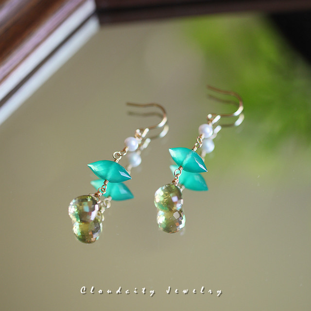 Cloudcity original design refreshing temperament niche lemon crystal ...