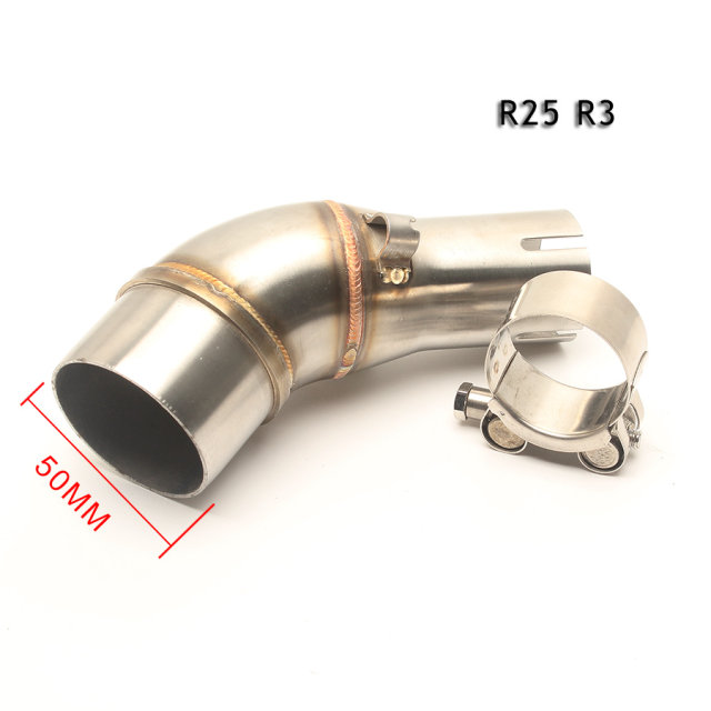 Modified parts motorcycle exhaust pipe middle section bending pipe ...