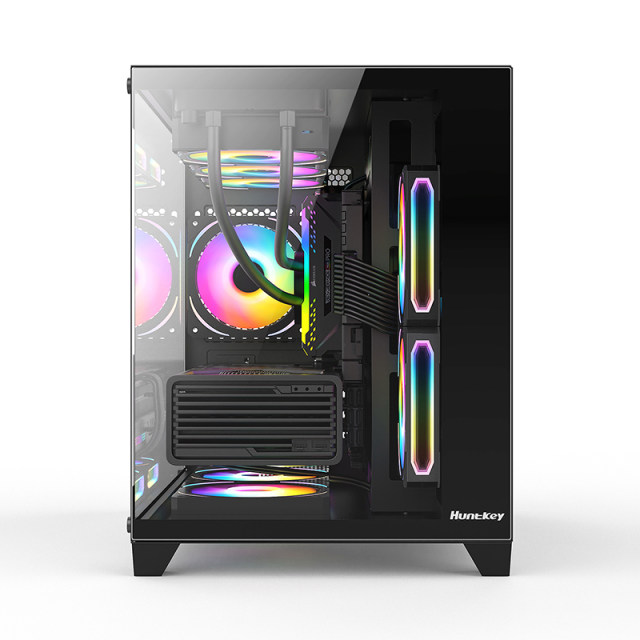 Huntkey S960 Blizzard X panoramic sea view room computer case game ...