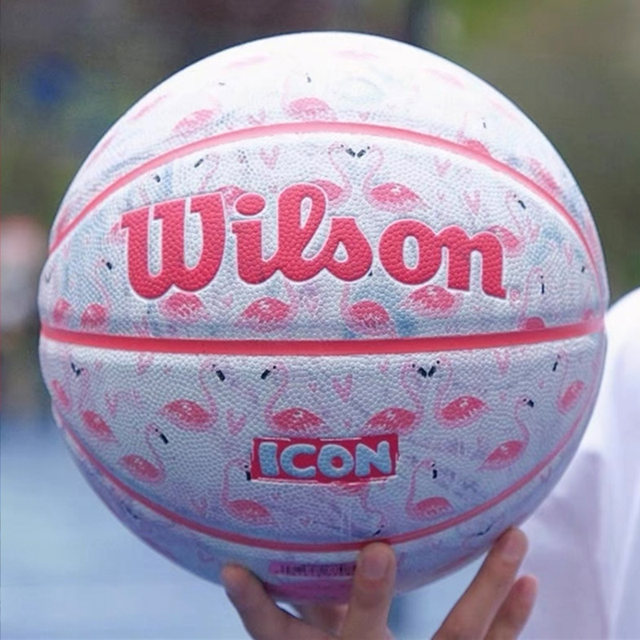 Wilson Basketball 23 Valentine's Day Series Flamingo Flower Balls ...