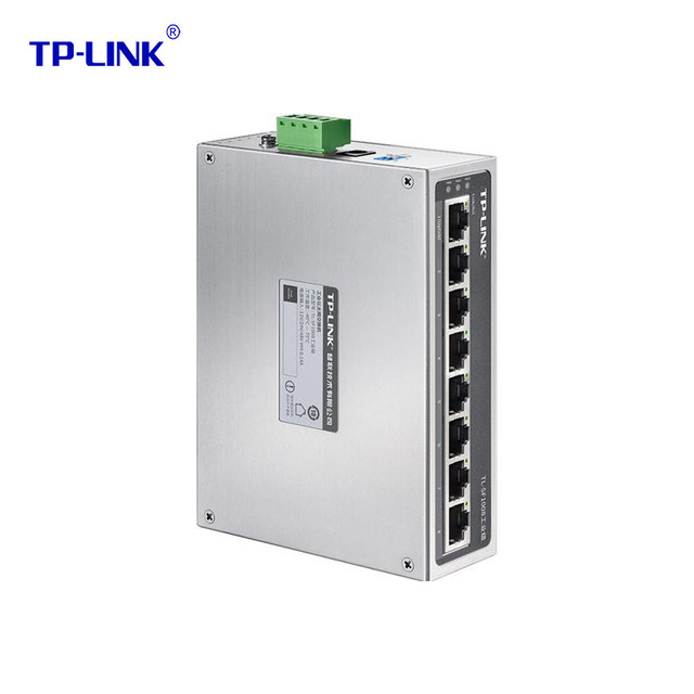 TP-LINK TL-SF1008 Industrial-grade 8-port network switch VLAN isolation ...