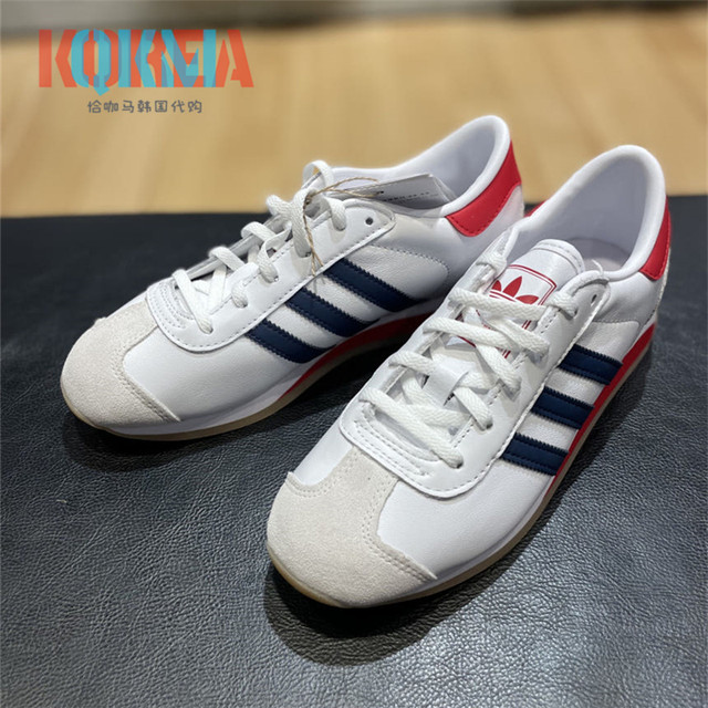 Adidas adidas triplet Country II men and women retro leisure sports ...