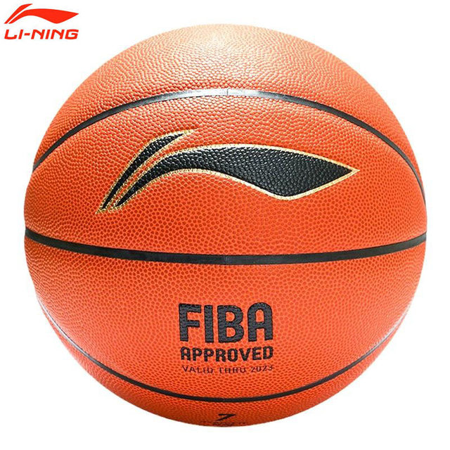 Li Ning Basketball Genuine Adult No. 7 CBA Official League Game Ball, King of Feel, FIBA ...